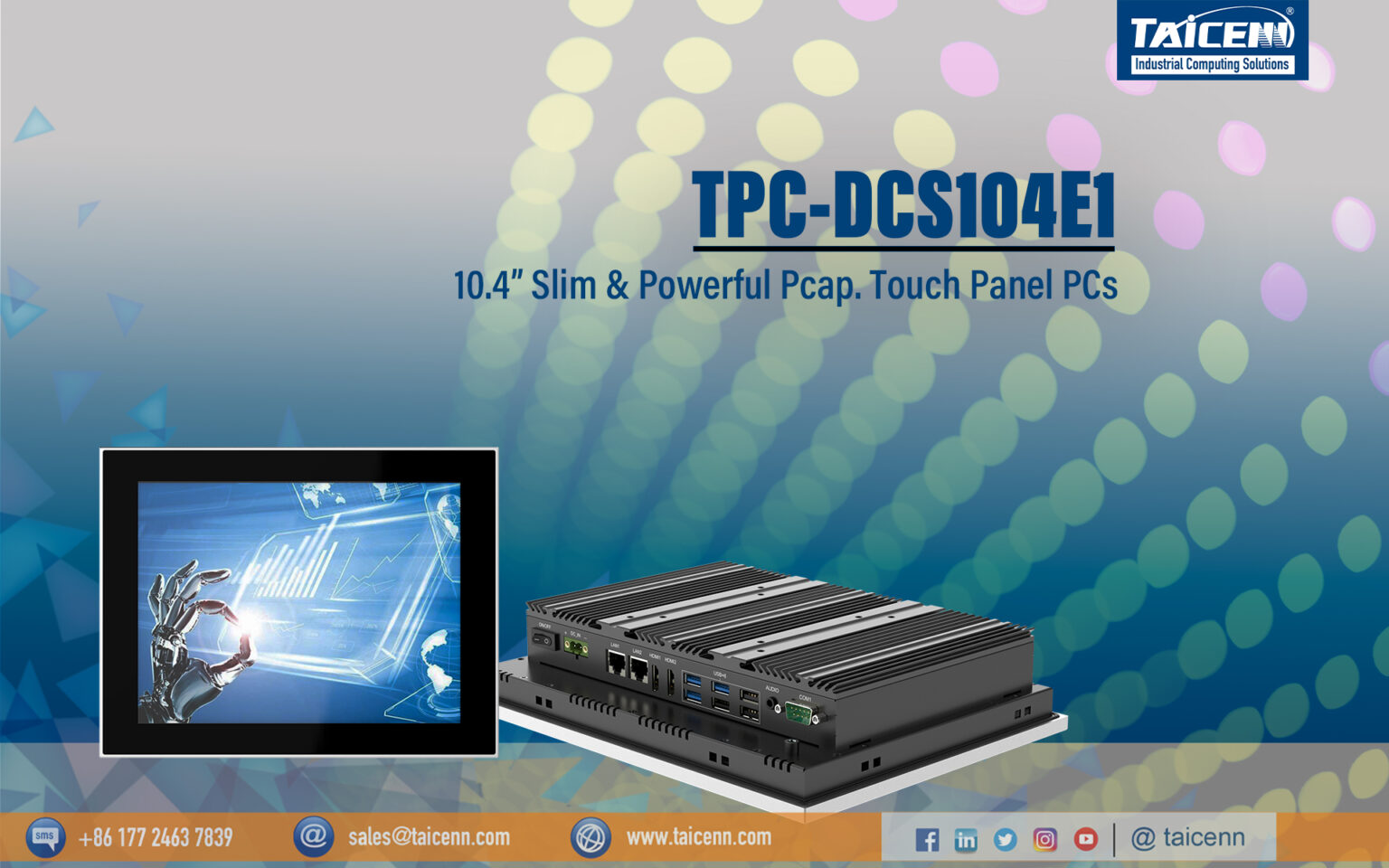 Small-sized high performance panel pc with Elkhart Lake J6412 - Panel ...